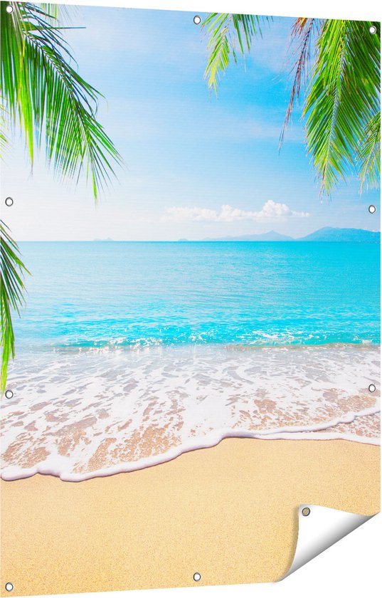 Gards Tuinposter Tropisch Strand en Zee - 90x120 cm - Tuindoek ...