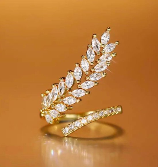 Haymer Sieraden Faylinnia Ring Voor Vrouwen Goud 17.75 mm / maat 56 ...