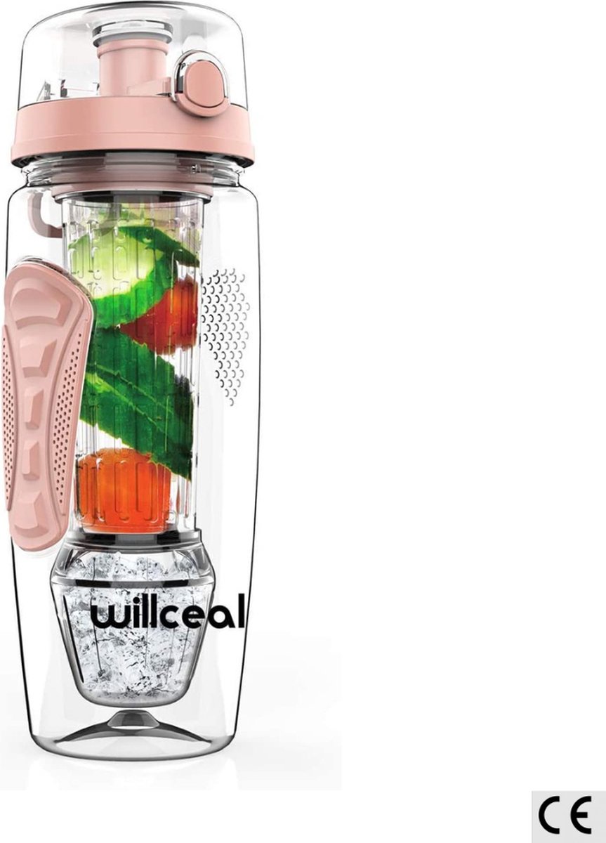Waterfles met Fruitfilter - drinkfles met Fruit - Hippe Fruit ...
