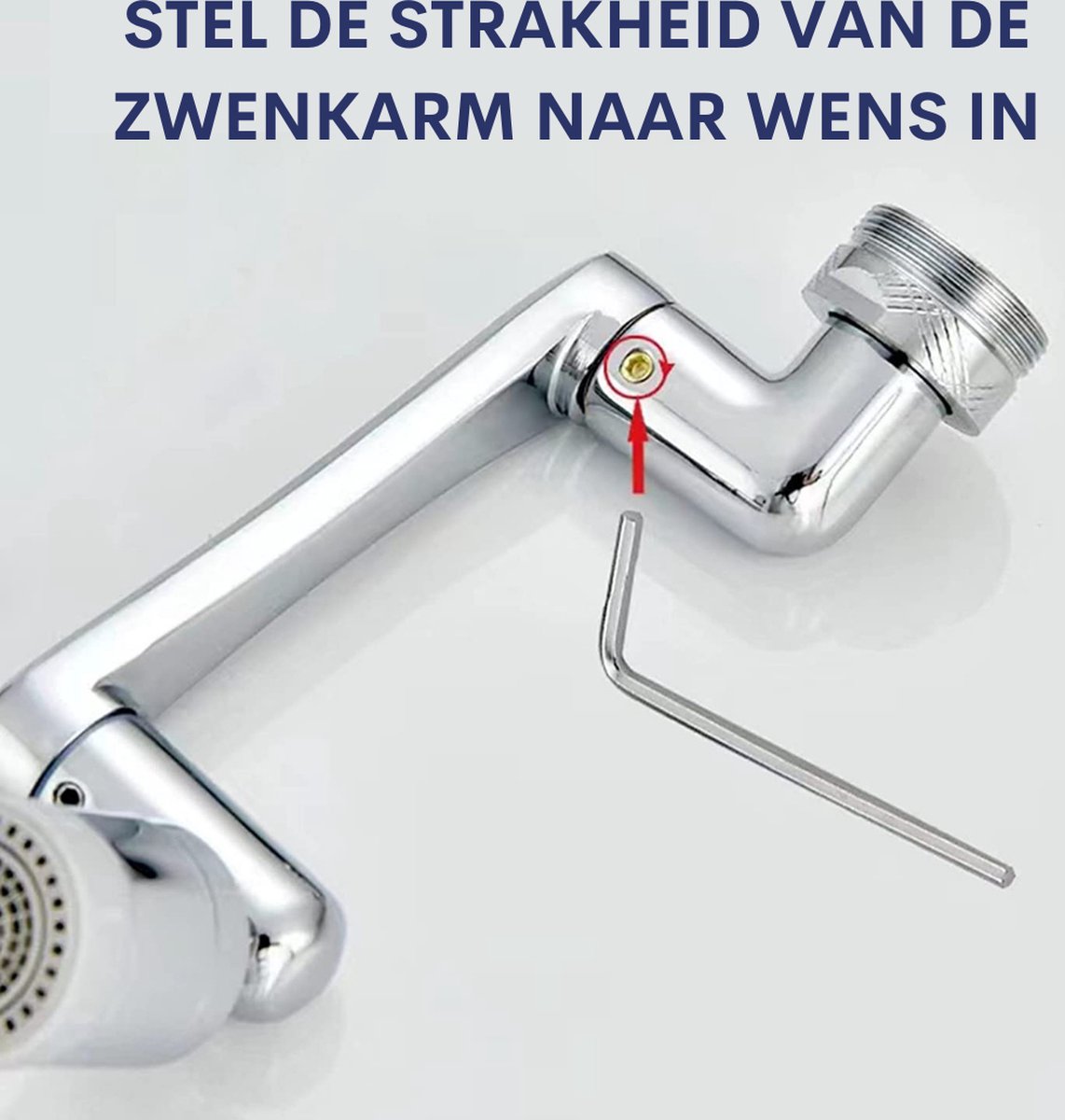 Draaibare waterkraan, straalregelaar - universele - Spuitfilter ...