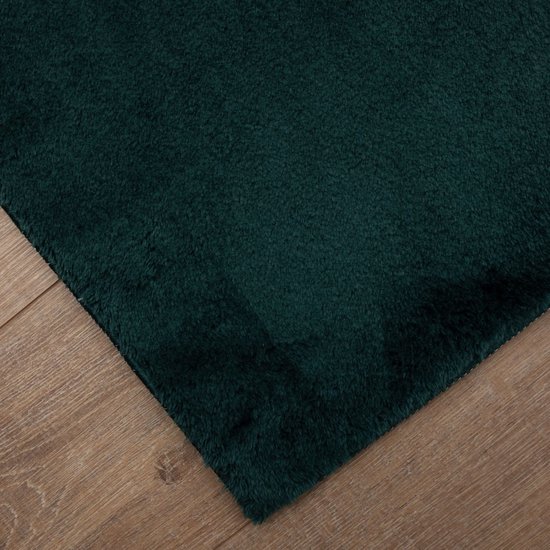 Koho Carpets Groen vloerkleed - Laagpolig & wasbaar - 80x150 cm | bol