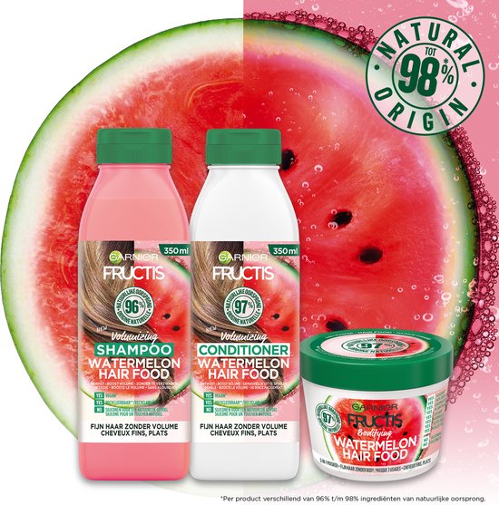 Garnier Fructis Bodifying Watermelon Hair Food Shampoo 350 ml | bol.com