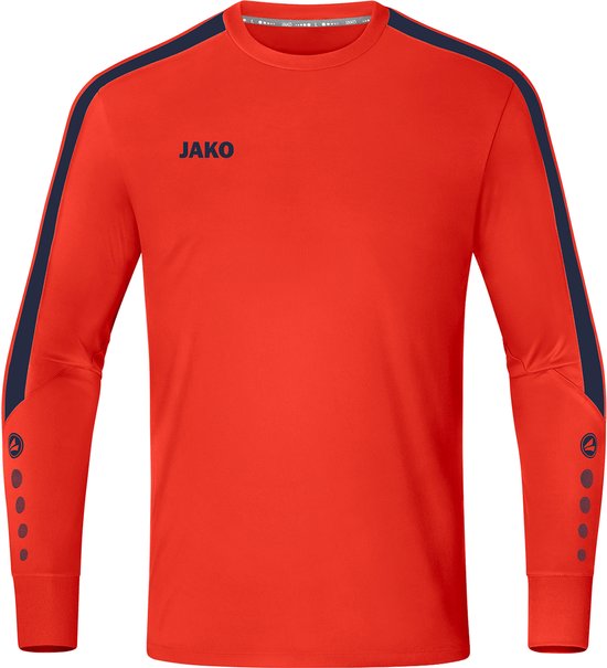 Jako Power Keepershirt Lange Mouw Heren - Flame / Marine | Maat: S ...