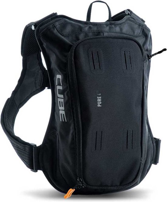 Cube Pure 4 Fietsrugzak - 4L - Hydratatiesysteem Compatibel - Zwart | bol