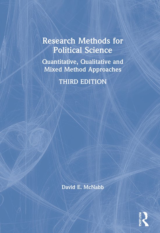 Research Methods for Political Science, David E Mcnabb | 9780367569068 ...