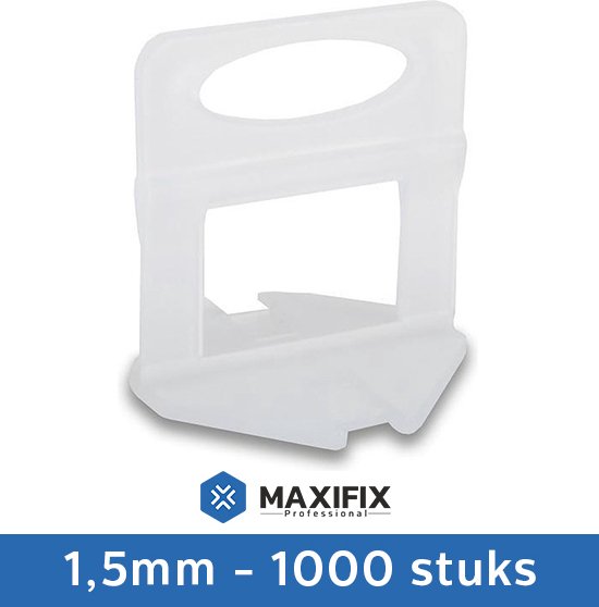 Maxifix - 1,5 mm Tegel Levelling Clips - Tegel Levelling Systemen ...