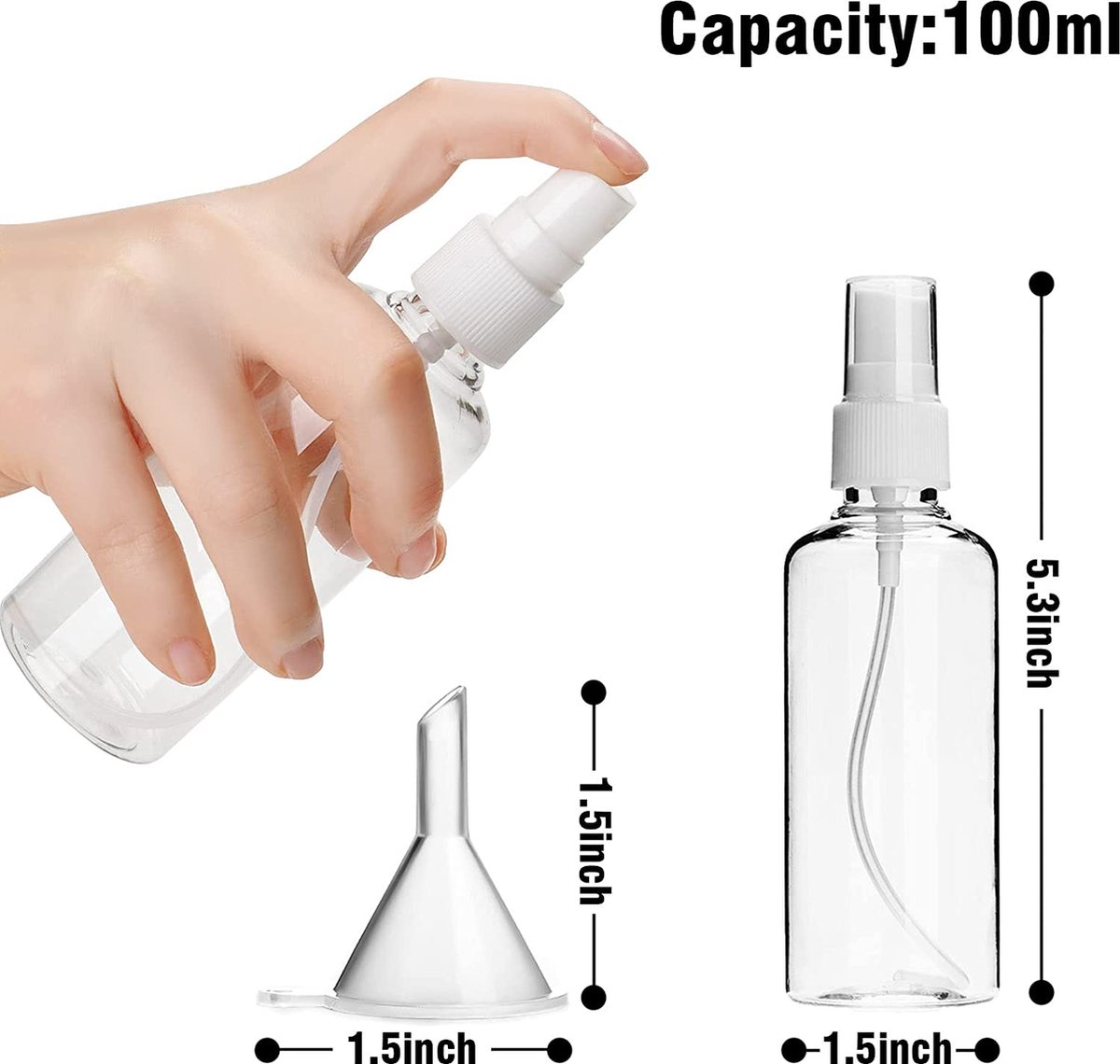 Spuitfles Kleine Verstuiver Pomp Spuitfles Planten Pompfles Leeg Parfum ...