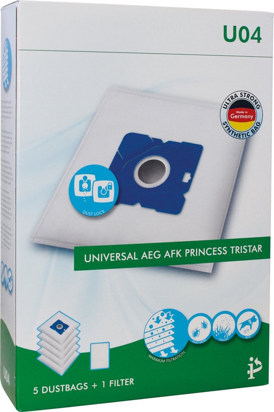 EasyClean Dust bag Universal/AEG/AFK/Princess/Tristar EC-0U04 | bol