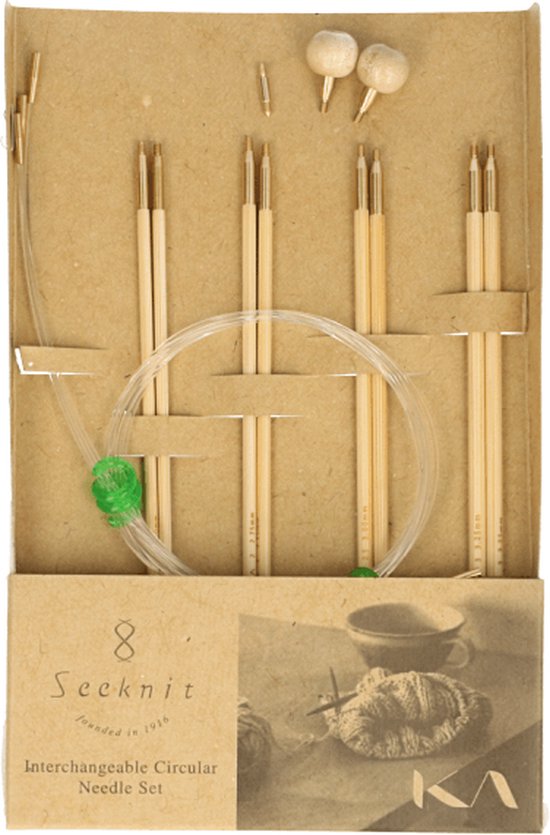 Seeknit Shirotake verwisselbare rondbreinaalden set S 14cm - | bol