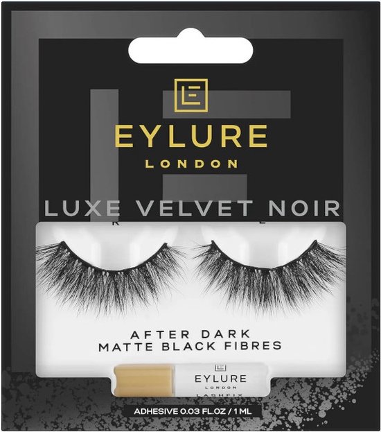 Luxe Velvet Noir Lashes valse wimpers met Nightfall lijm | bol