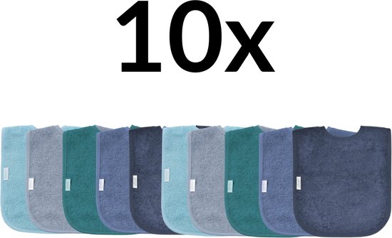 Funnies Slabben 10-Pack Blauwe Tinten | Silk Blue | Navy | Grey Blue ...