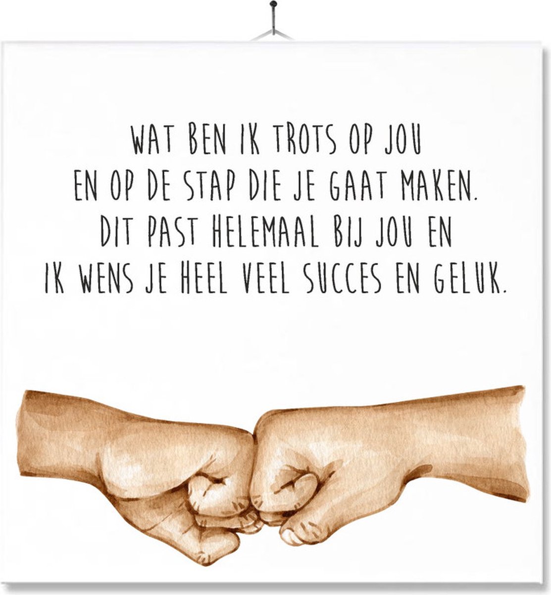 Tegel Met Opdruk | Afscheid Collega | Wat ben ik trots op jou | bol