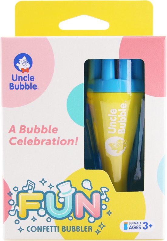 Uncle Bubble - Fun Confetti Bubbler | bol