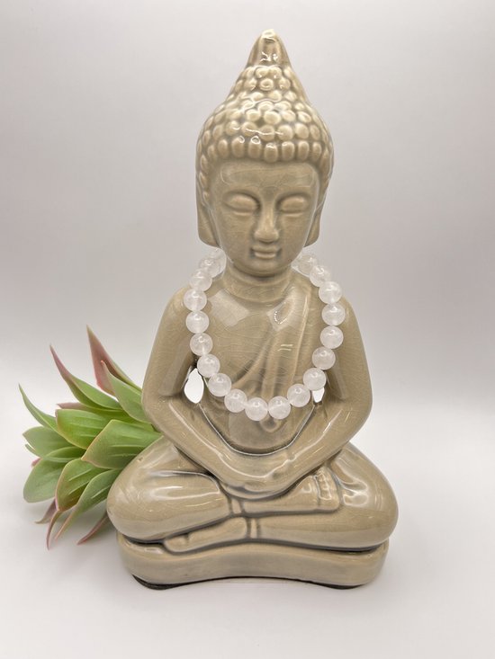 Witte Jade Edelsteen Armband | bol.com