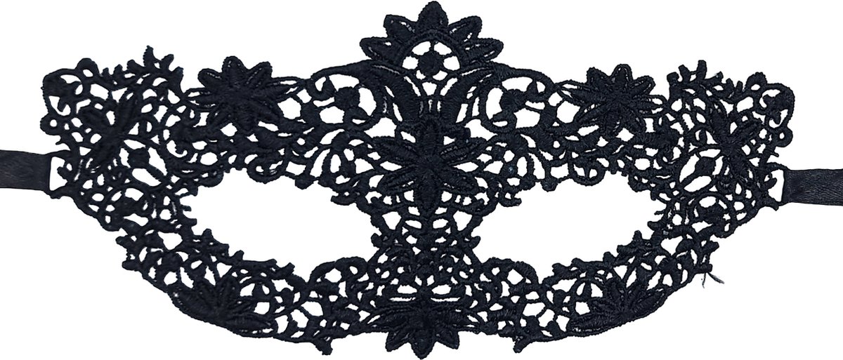 Miresa - Cam Masker - Maskerade - Voor Ogen - Gala / Bal - Zwart - Kant ...