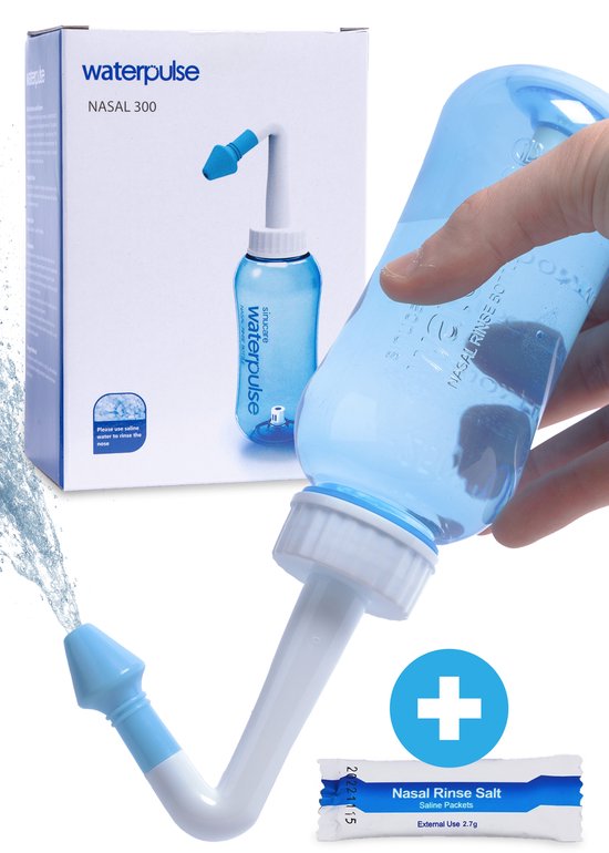 Waterpulse - Incl 30x Neusspoelzout - Neusdouche - Tegen Hooikoorts | bol
