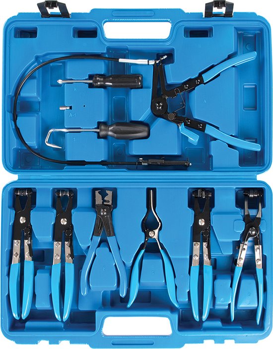 Flexibele Slangklem Tang Set - Voor slangklemmen van 18-54mm - 7-delig ...