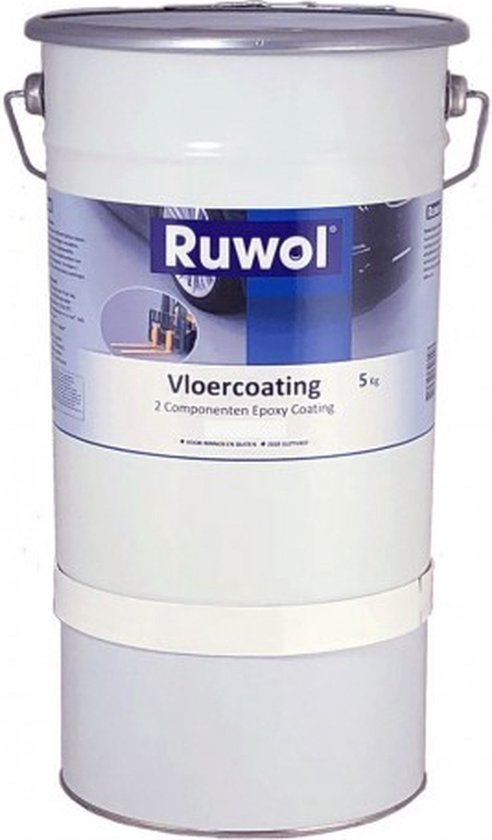 Ruwol 2K Epoxy Vloercoating RAL 7040 5 kg - Vloerverf - 3 populaire ...