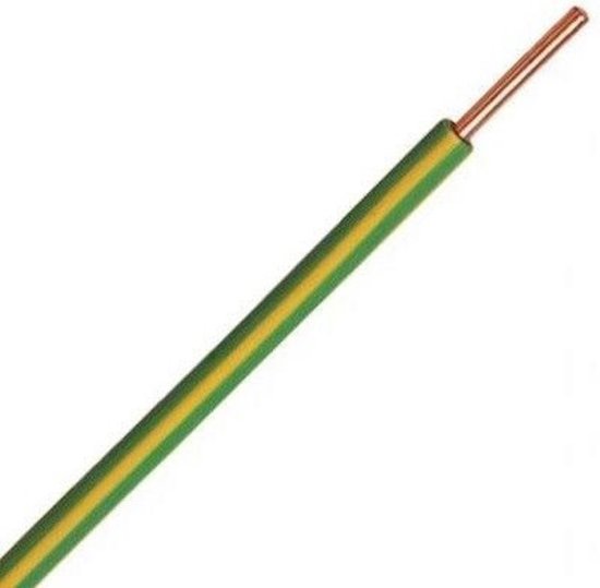 VD draad 6mm2 VD6 - Geel/Groen - 100 meter | bol