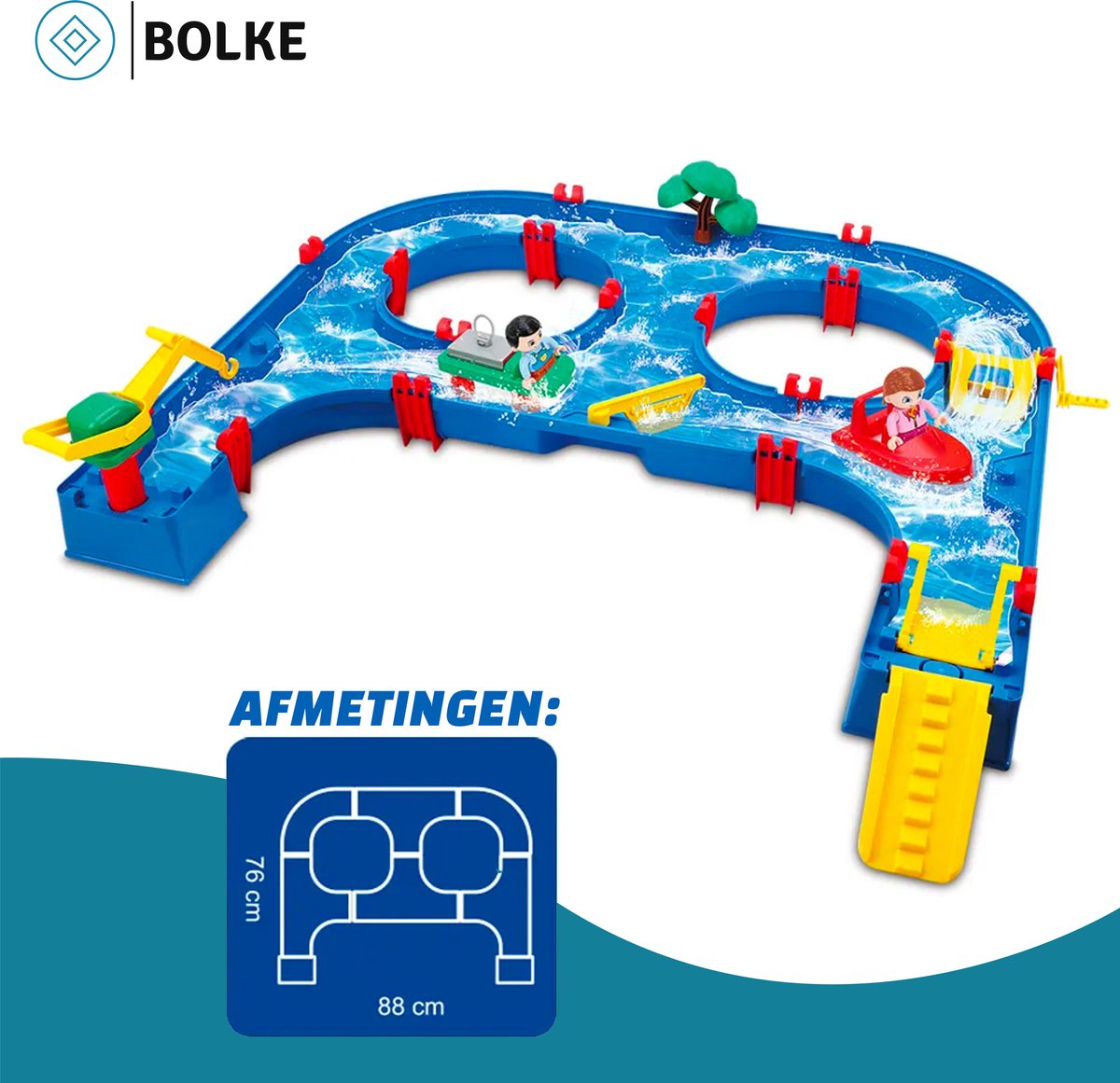 Waterbaan - waterspeelgoed - aqauplay - waterbaan aqauplay - waterbaan ...