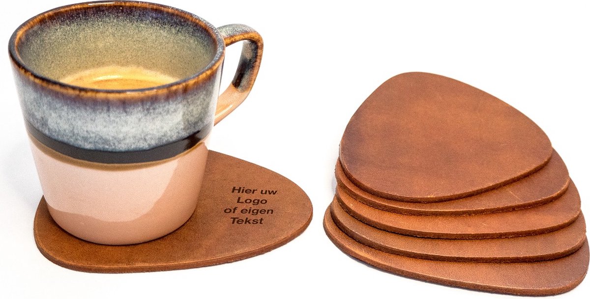 Lederen Onderzetters, gepersonaliseerd – Onderzetters voor Glazen ...