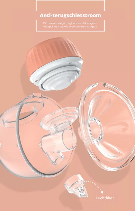 Draadloze Elektrische Borstkolf | Handsfree & Draagbaar | BPA-Vrij ...