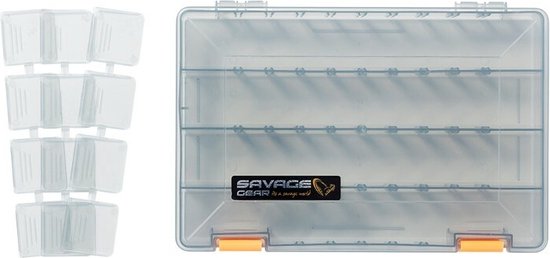 Savage Gear Lure Box 5B Smoke Grey | Tackleboxen | bol
