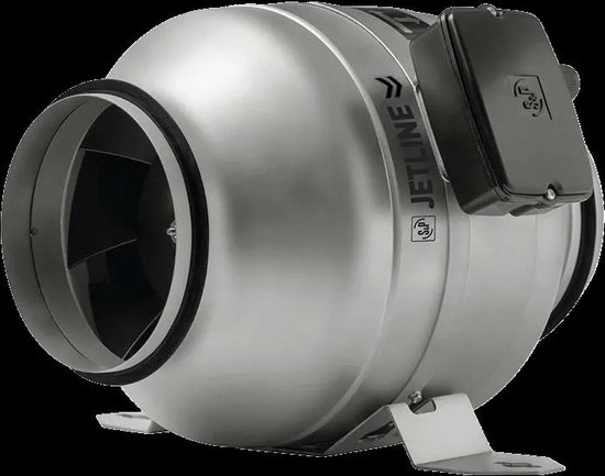 S&P JETLINE-125 buisventilator 372 m³/h - Grijs | bol
