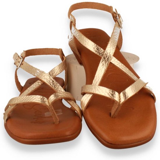 Oh! My sandals Oh My Sandals Dames Sandaal Goud GOUD 39 | bol.com