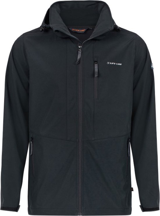 Life Line Softshell heren jas Hidde - Jas softshell zomer heren - zwart ...