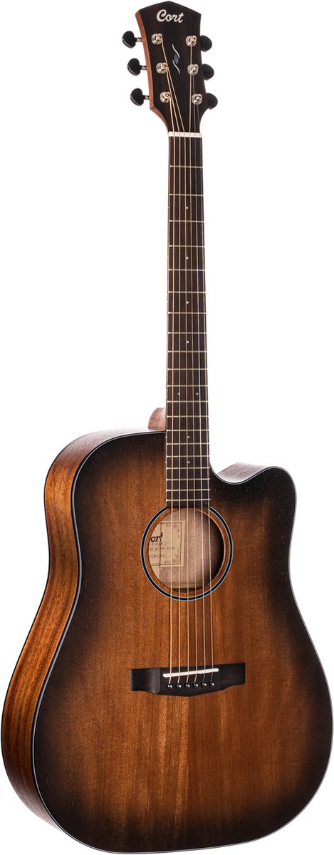 Cort Core DC Mahogany - Electro-akoestische western gitaar - sunburst | bol