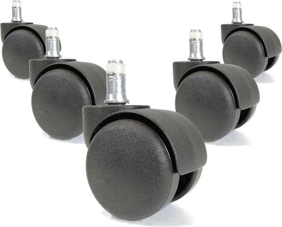 OfficeWorld Range Roulettes Pour Chaise De Bureau 10 Mm Ou 11 Mm 50 Mm ...