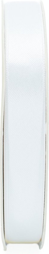 Wit Lint - Satijn Cadeaulint - 50 Meter x 15 mm - Inpaklint | bol