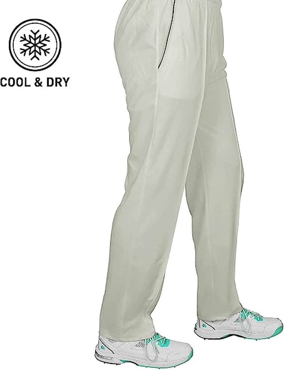 DSC ATMOS Volle mouw Polyester cricket T-shirt groot (wit/marine) | bol.com