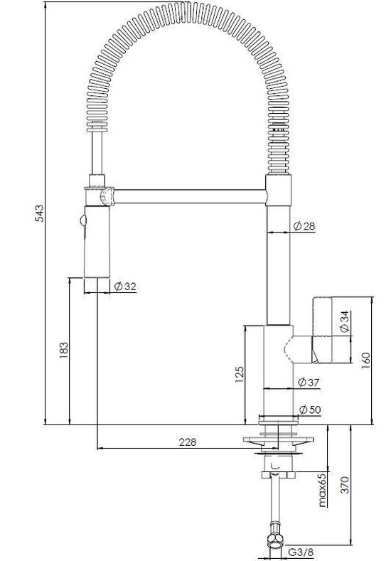 Reginox Yukon keukenkraan chroom | bol