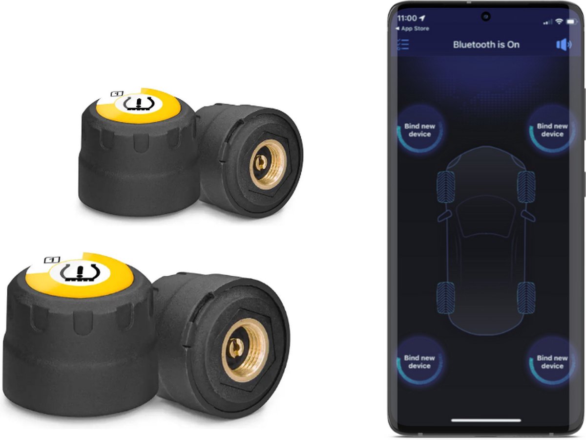 TPMS - Bandenspanning sensoren - auto - Bandenspanningsmeter ...