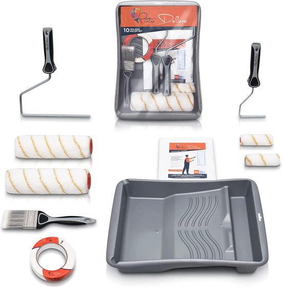 Premium verfroller, sign set, complete verfset met XXL verfbak ...