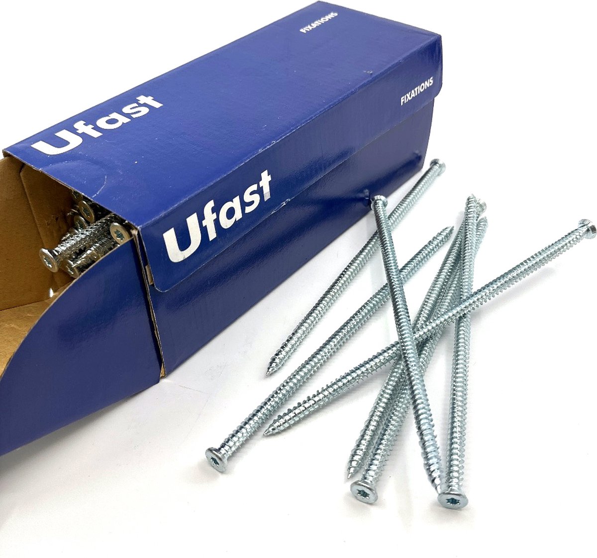 UFAST kozijnschroef Ø 7.5 x 212 mm - Platte kop - Torx - Voldraad ...