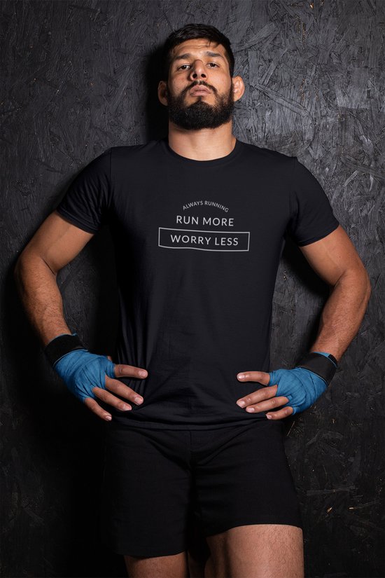 Shirt - Always running - Wurban Wear | Grappig shirt | Fitness | Unisex ...
