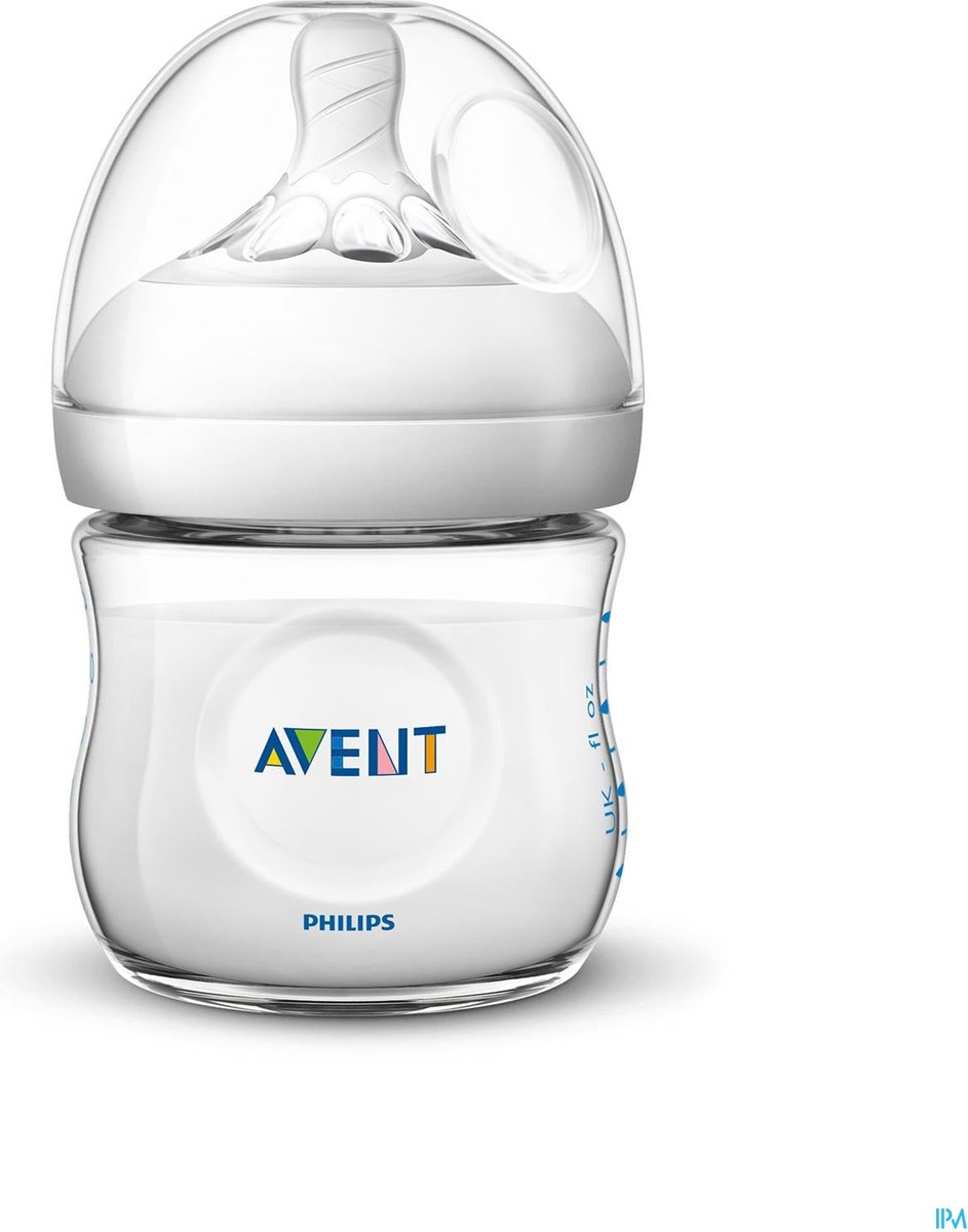 Philips Avent Natural babyfles – SCF030/17 babyfles (0m+) voor langzame ...