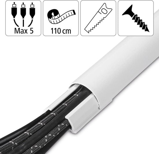 Kabelgoot – Kabelhouder – Kabel organizer | bol