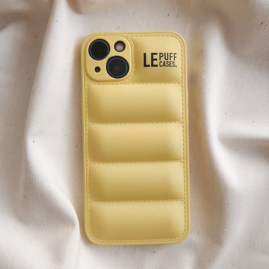 Telefoonhoesje | Puffer Case | Apple | iPhone 12 | Geel | bol.com