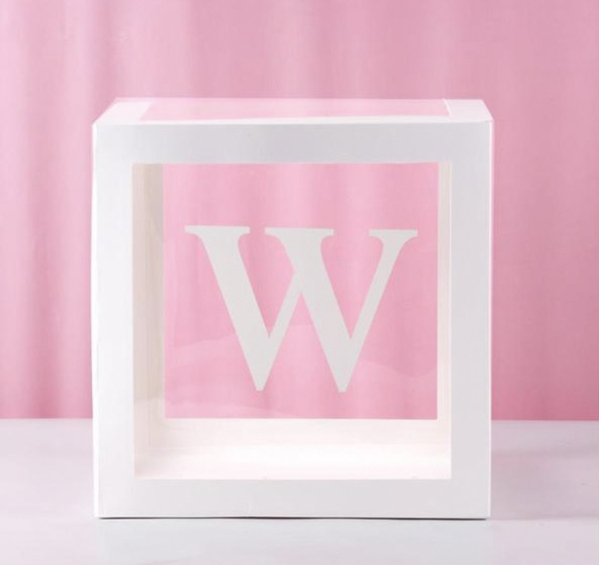 Letterbox Letter W - Licht Letter W - Party Decoratie - Baby Shower ...