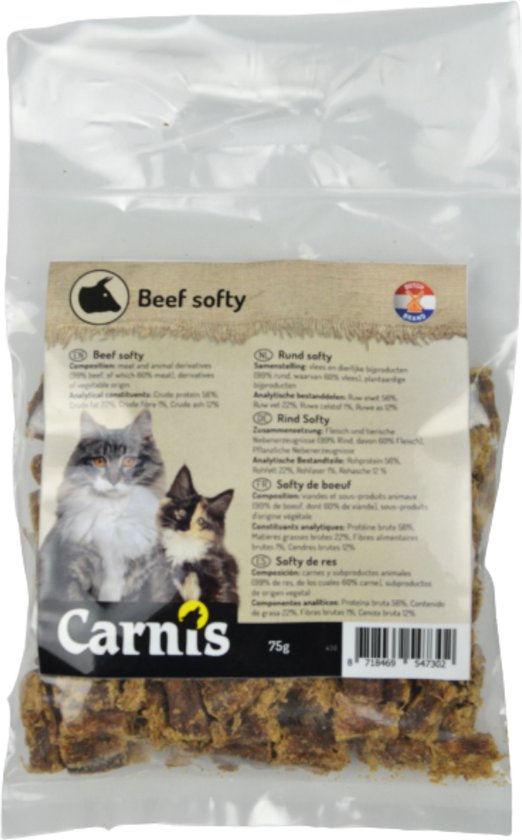 Carnis Rund Softy 75 g - Kattensnack | bol