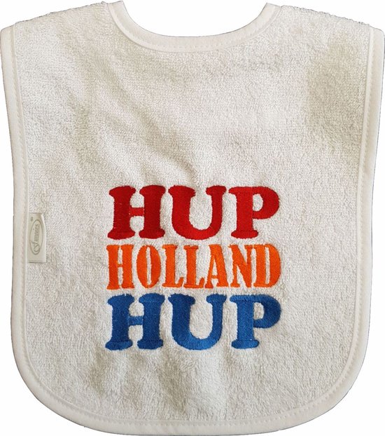 Witte slab met "HUP HOLLAND HUP" - nederland, voetbal, formule 1, sport ...