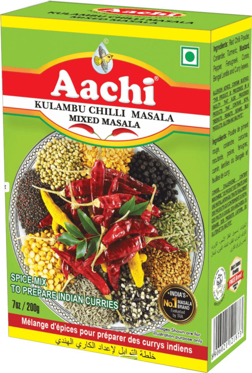 Aachi - Kulambu Chilli Masala - 3x 200 g | bol