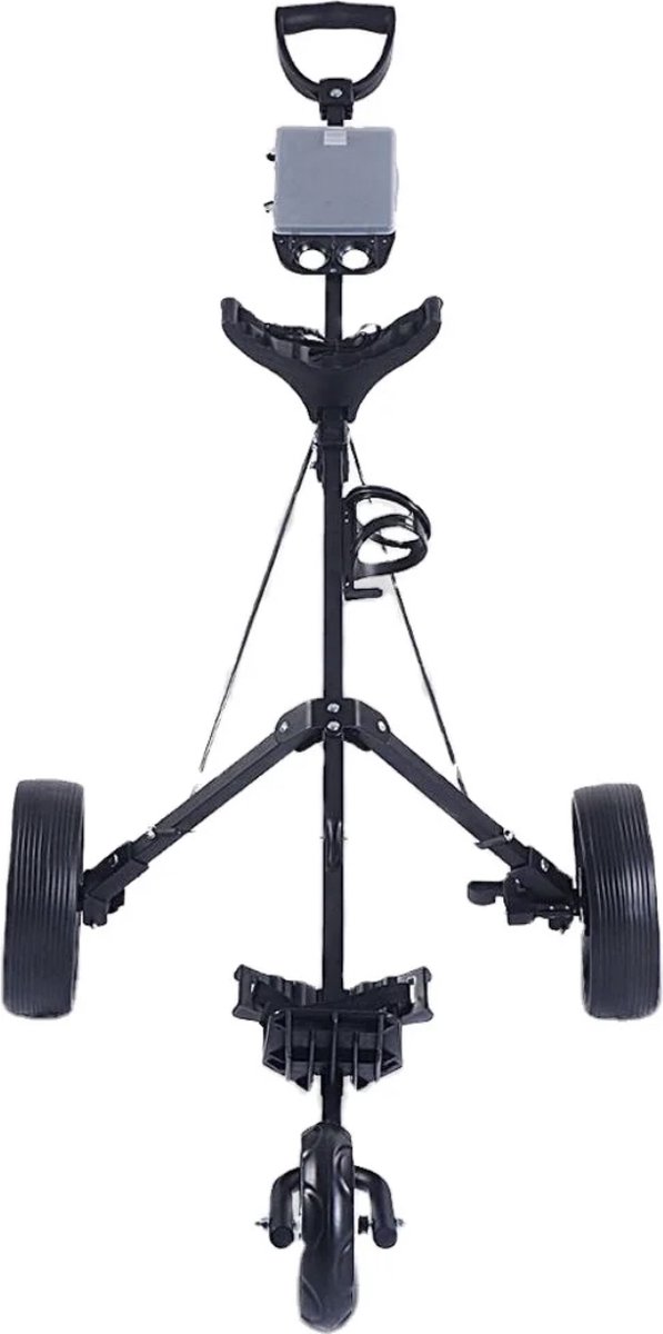 Golftrolley drie wielen - Golf Trolley - Met bekerhouder - Makkelijk in ...