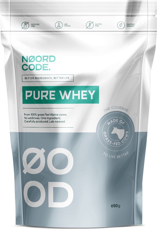 NoordCode Organic Pure Whey - Proteïne Poeder - Whey Protein - 80% ...