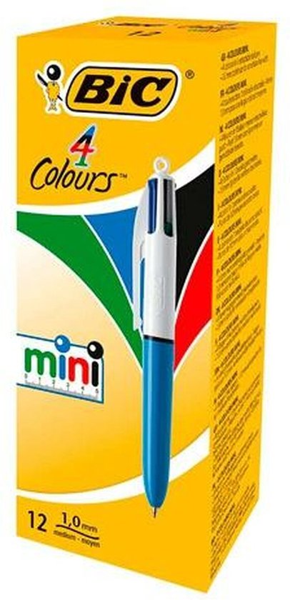 Pen Bic Mini 4Colours 12 Onderdelen 1 Stuks | bol