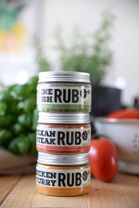 Oil & Vinegar | Fine Fish Rub - 65g | bol